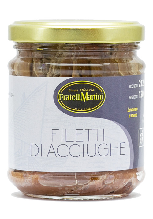 Filetti di Acciughe in olio | Fratelli Martini